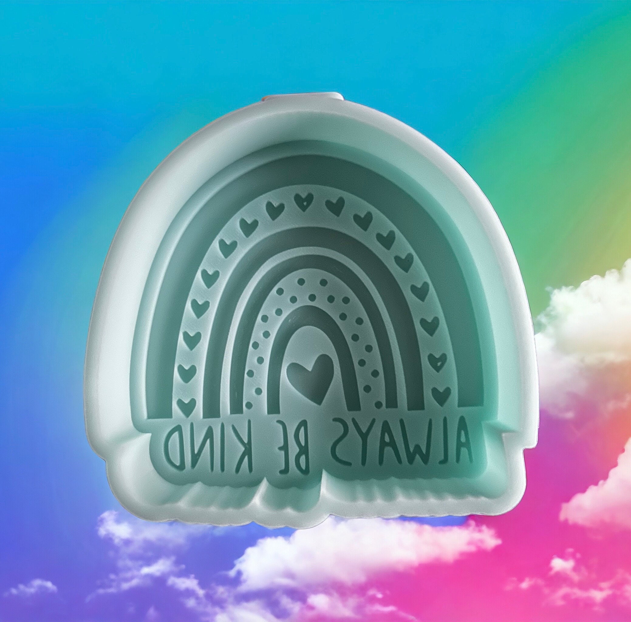 Always Be Kind Rainbow Silicone Mold - Etsy