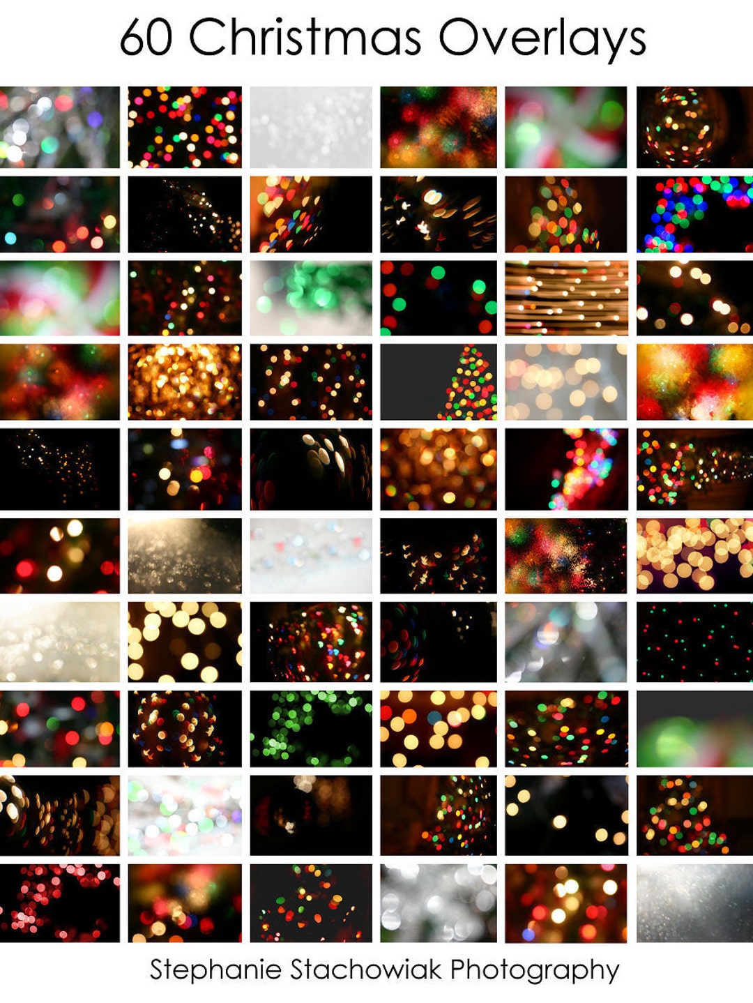 Christmas Overlays, Christmas Bokeh Overlays, Christmas Backgrounds ...