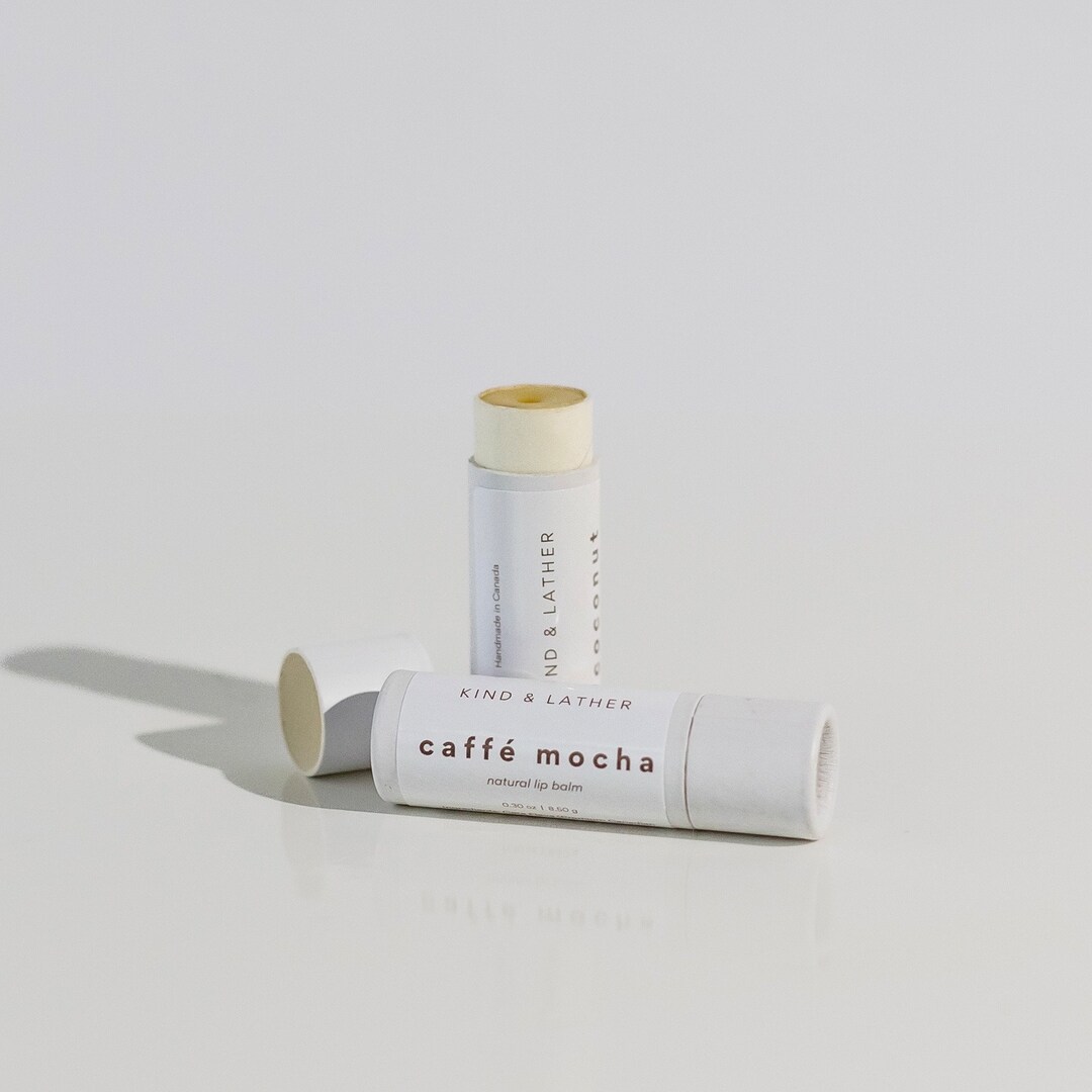 Coffee Lip Balm | Natural Lip Balm Organic Caffé Mocha Lip Balm Cocoa ...