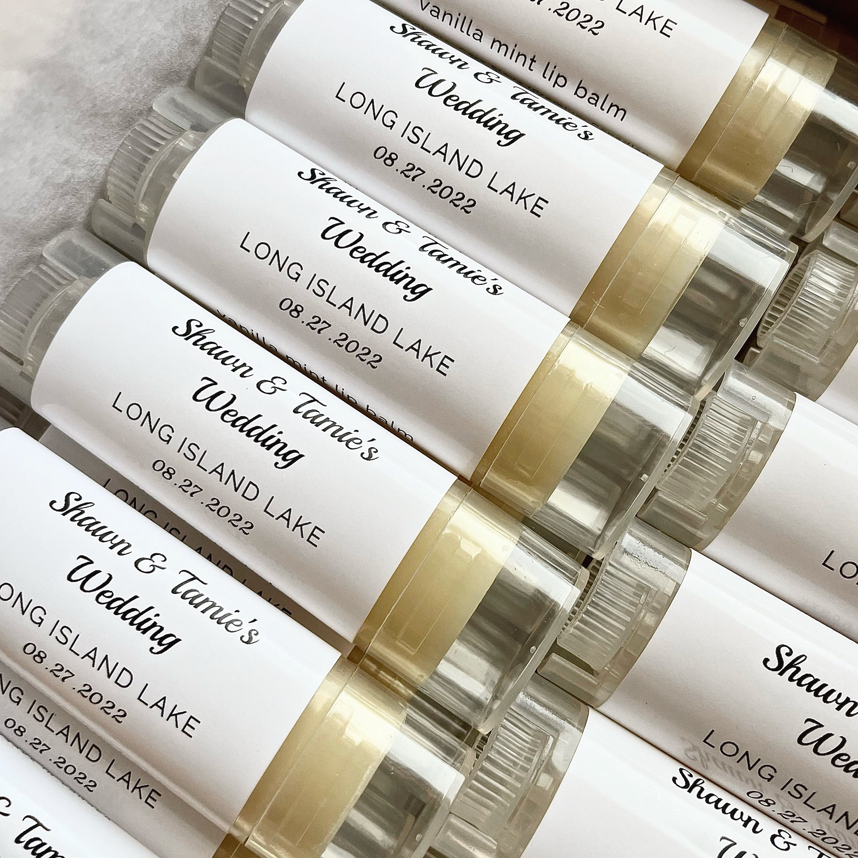 Personalized Lip Balms | Lip Balm Favors Bridal Shower Custom Party ...