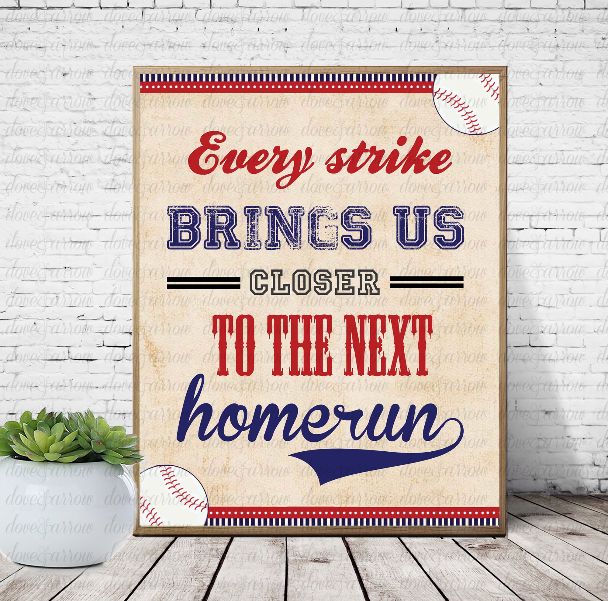 8x10 Baseball Baby Shower Printable Sign Instant Download, Print ...