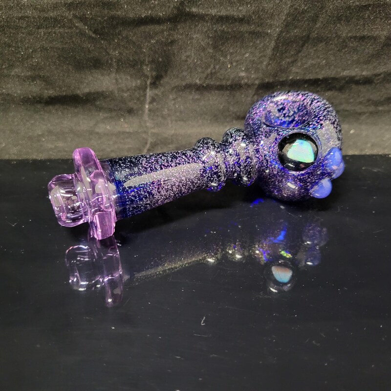 Purple Glass Pipe - Etsy