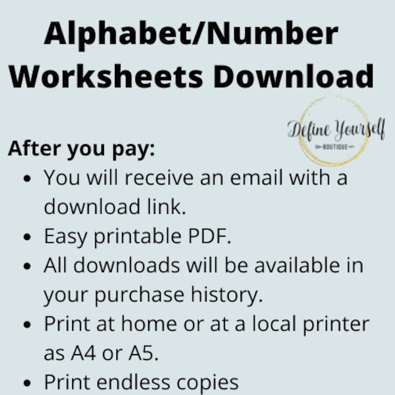 Handwriting Mega Bundle for Toddlers - Alphabet and Numbers- Instant ...