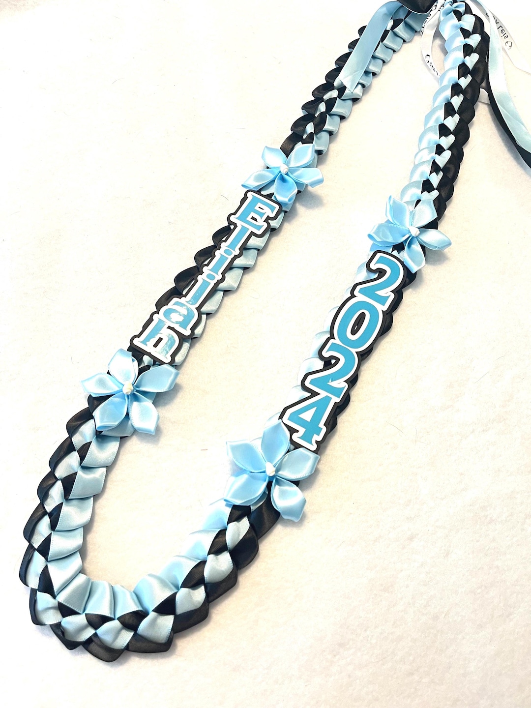 Graduation Lei Any Color Any Name Customize Grad Lei Includes 4 Flowers ...