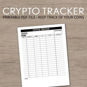 Crypto Tracker Keep Track of Purchases, Transfers, Coin Prices, USD ...