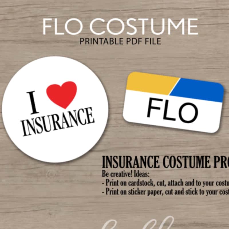 Progressive Flo Name Tag - Etsy