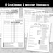 12 Step Journal & Inventory Worksheets (printable PDF) - Etsy