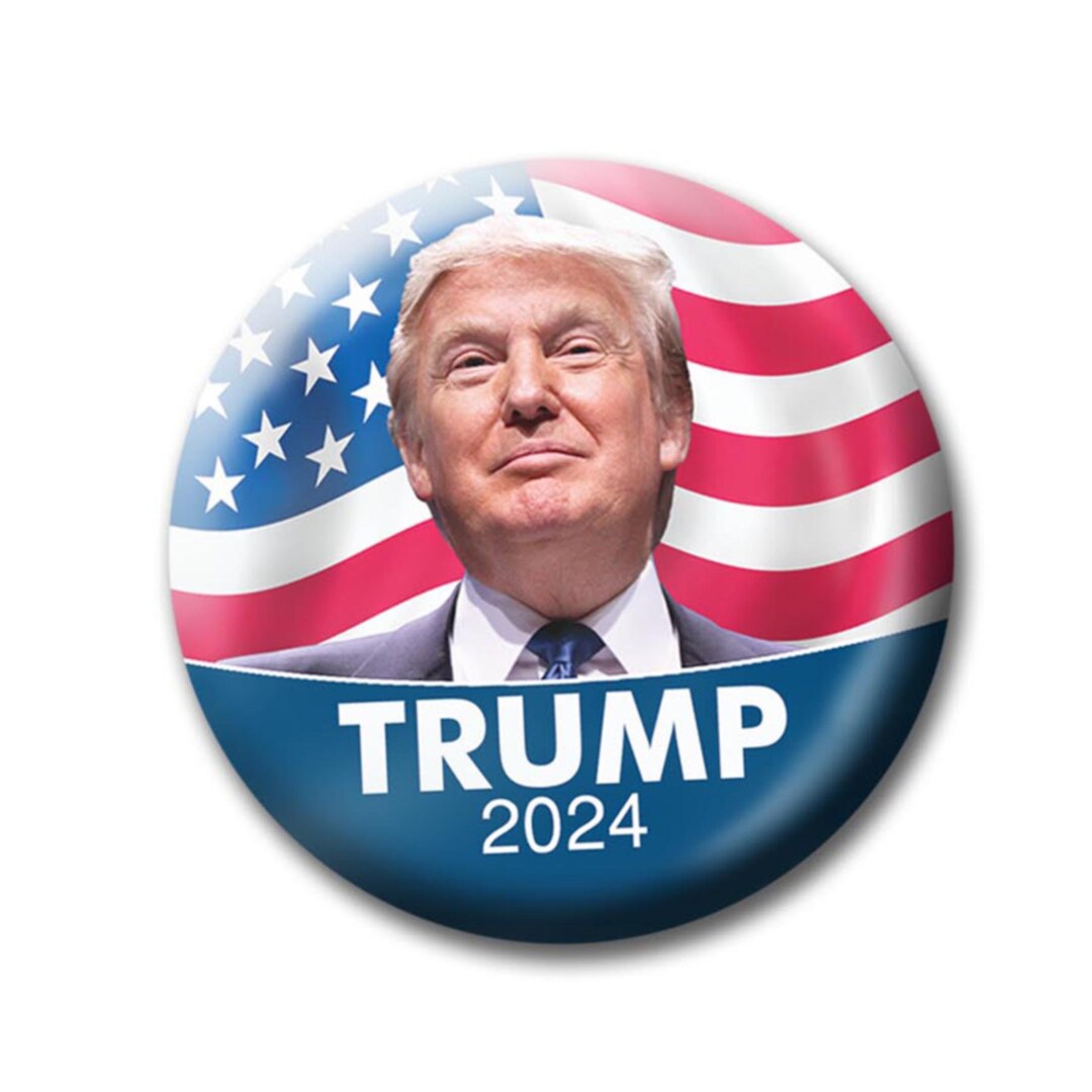 Trump 2024 BULK PACK Buttons 2.25 Pins Assorted Designs Donald Photo ...