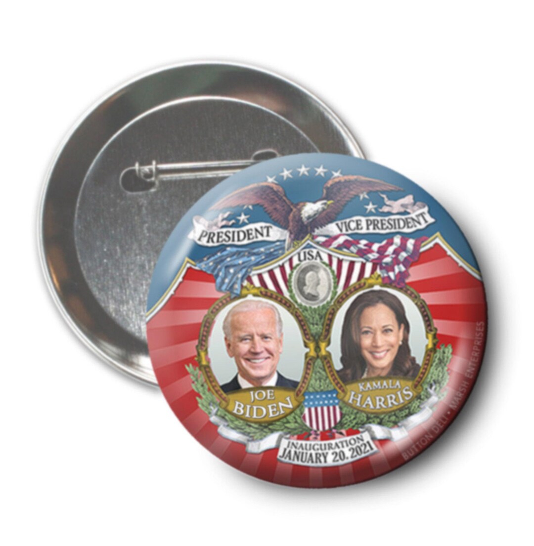 Joe Biden Kamala Harris 3 Pin Collectible Inauguration - Etsy