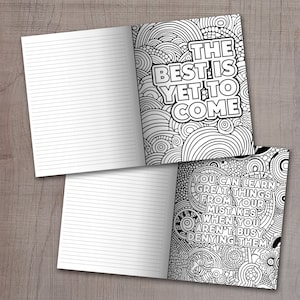 12 Step Themed Coloring Book -- Slogans, Sayings, Positive Quotes ...