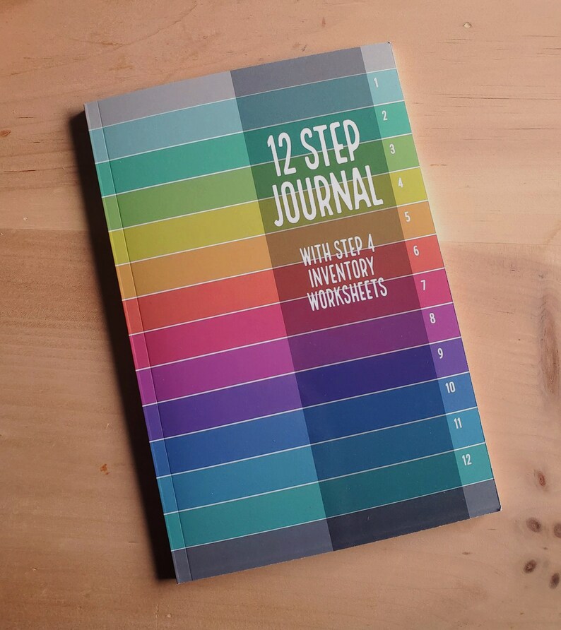12 Step Journal Includes Step 4 Worksheets and Step 10 - Etsy
