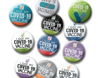 Covid Vaccine Pin - Etsy