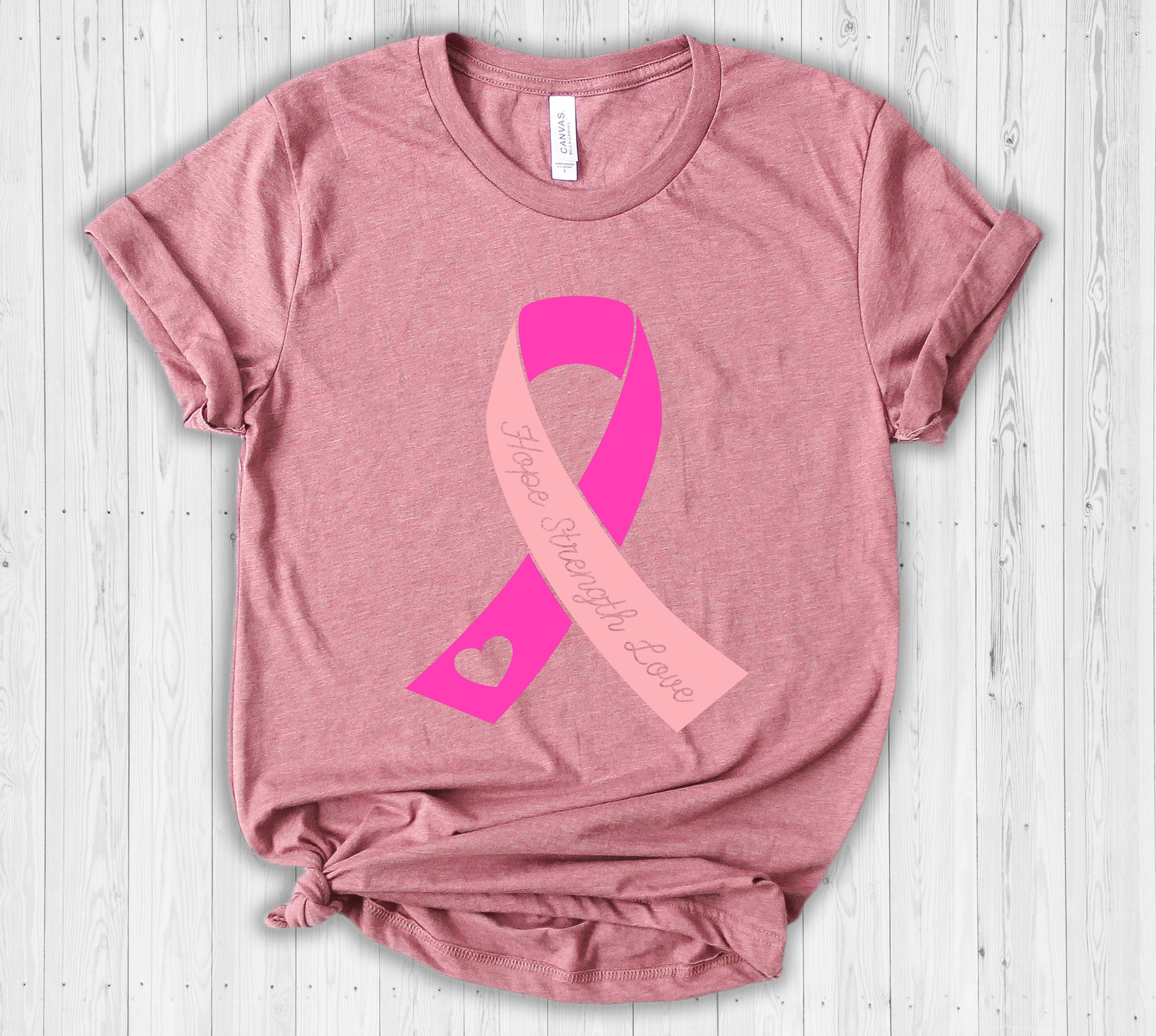 Breast Cancer Shirt Pink Ribbon Shirt Breast Cancer Etsy