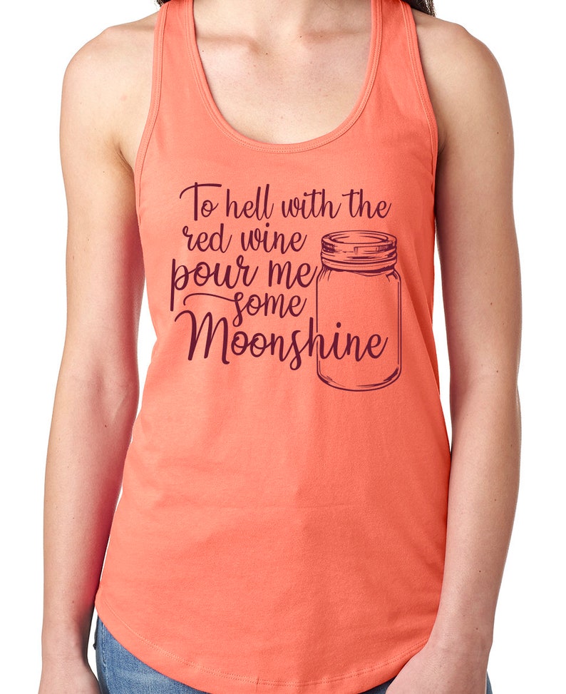 Pour Me Some Moonshine Tank Top Country Music Tank Top - Etsy