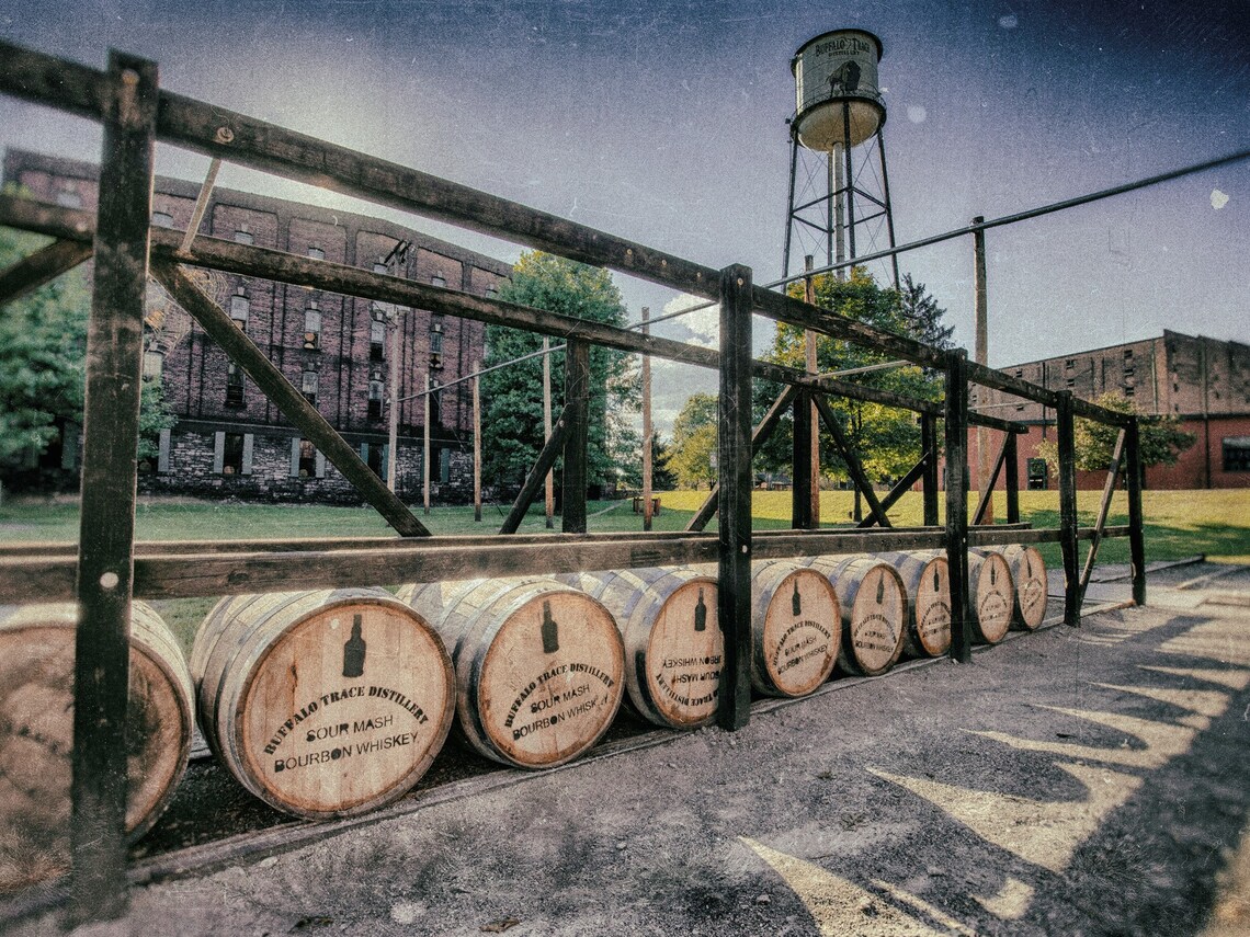 Fine Art Print of Bourbon Distillery Whiskey Canvas and Fine - Etsy