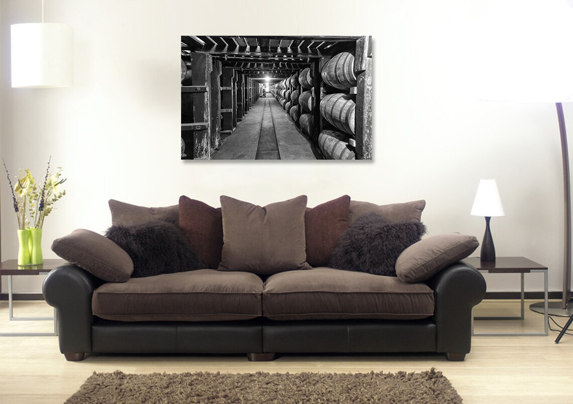 Bourbon Barrel Rickhouse Fine Art Print Whiskey Wall Art | Etsy