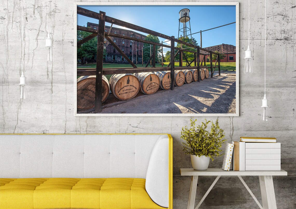 Fine Art Print of Bourbon Distillery Whiskey Canvas and Fine - Etsy