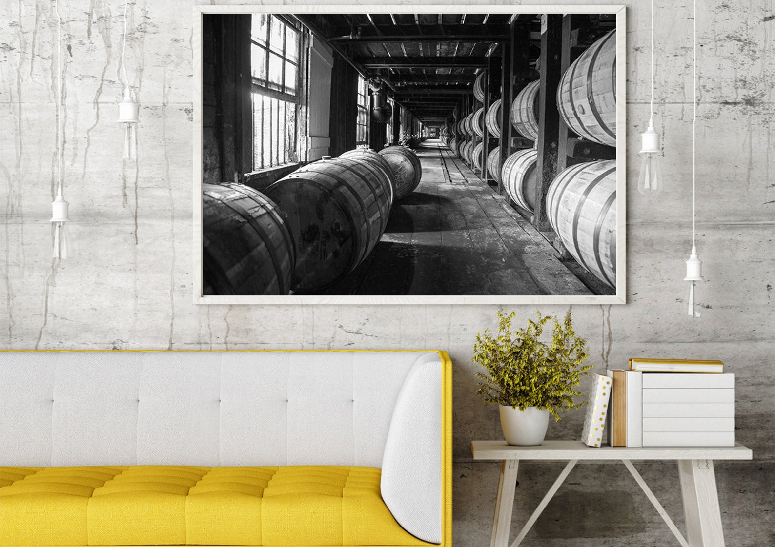 Bourbon Barrel Rickhouse Fine Art Print - Etsy