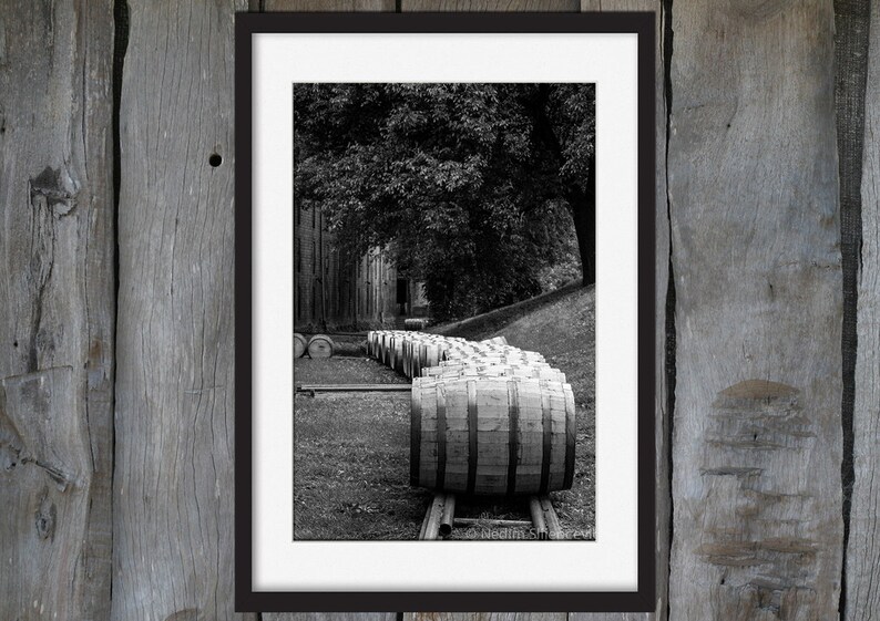 Bourbon Barrels Fine Art Print Whiskey Canvas and Paper Wall - Etsy