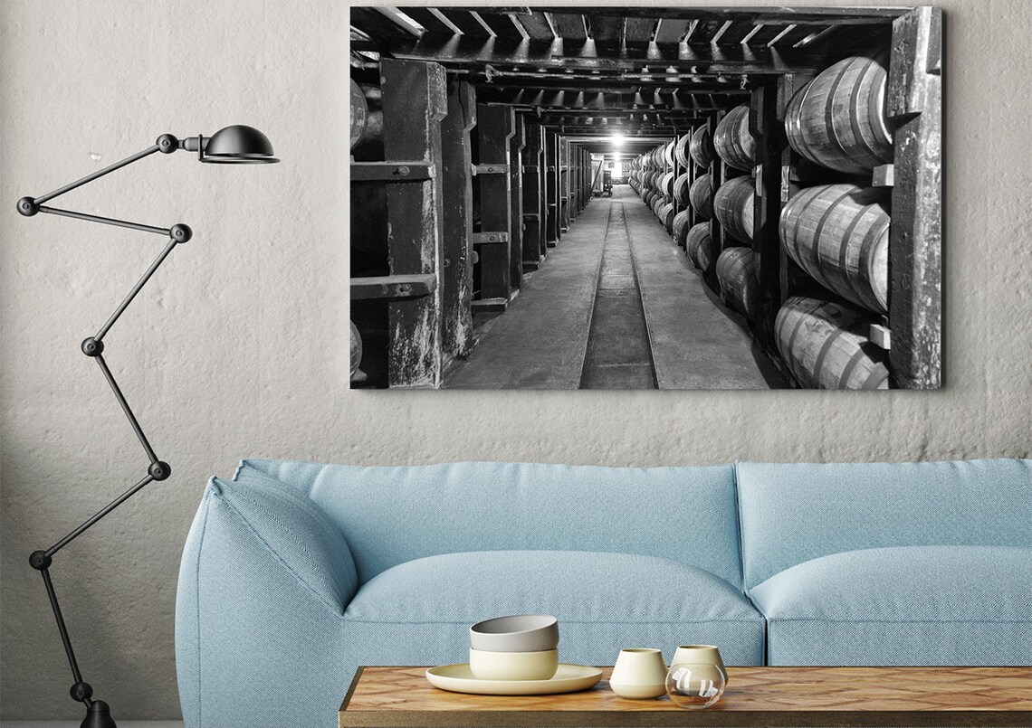 Bourbon Barrel Rickhouse Fine Art Print - Etsy