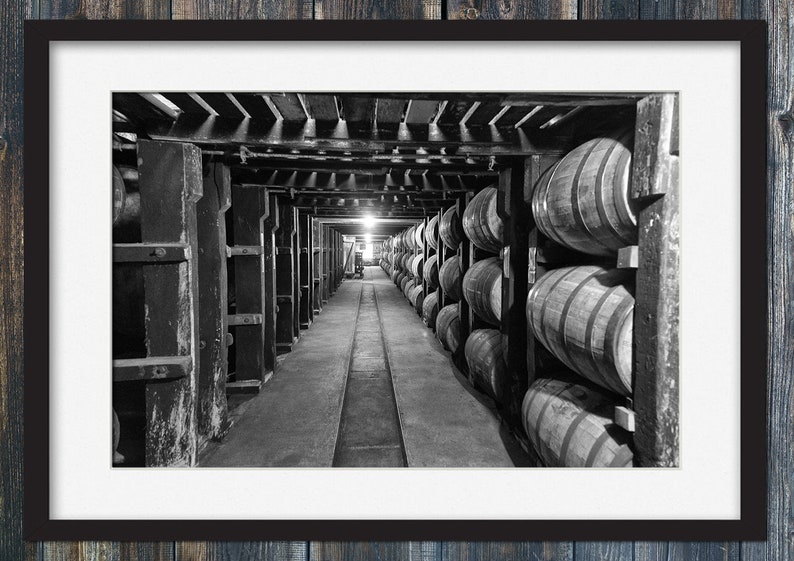 Bourbon Barrel Rickhouse Fine Art Print Whiskey Wall Art - Etsy