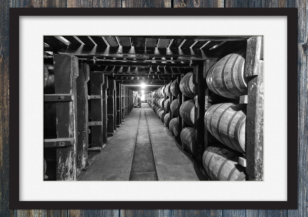 Bourbon Barrel Rickhouse Fine Art Print - Etsy
