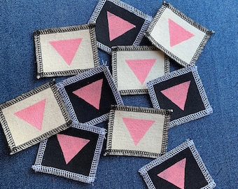 Pink Triangle LGBTQ Historical Gay Pride Patch - Etsy