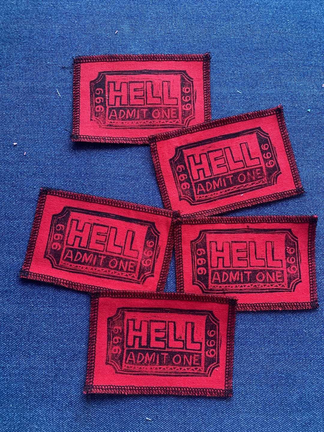 Ticket to Hell Patch - Etsy