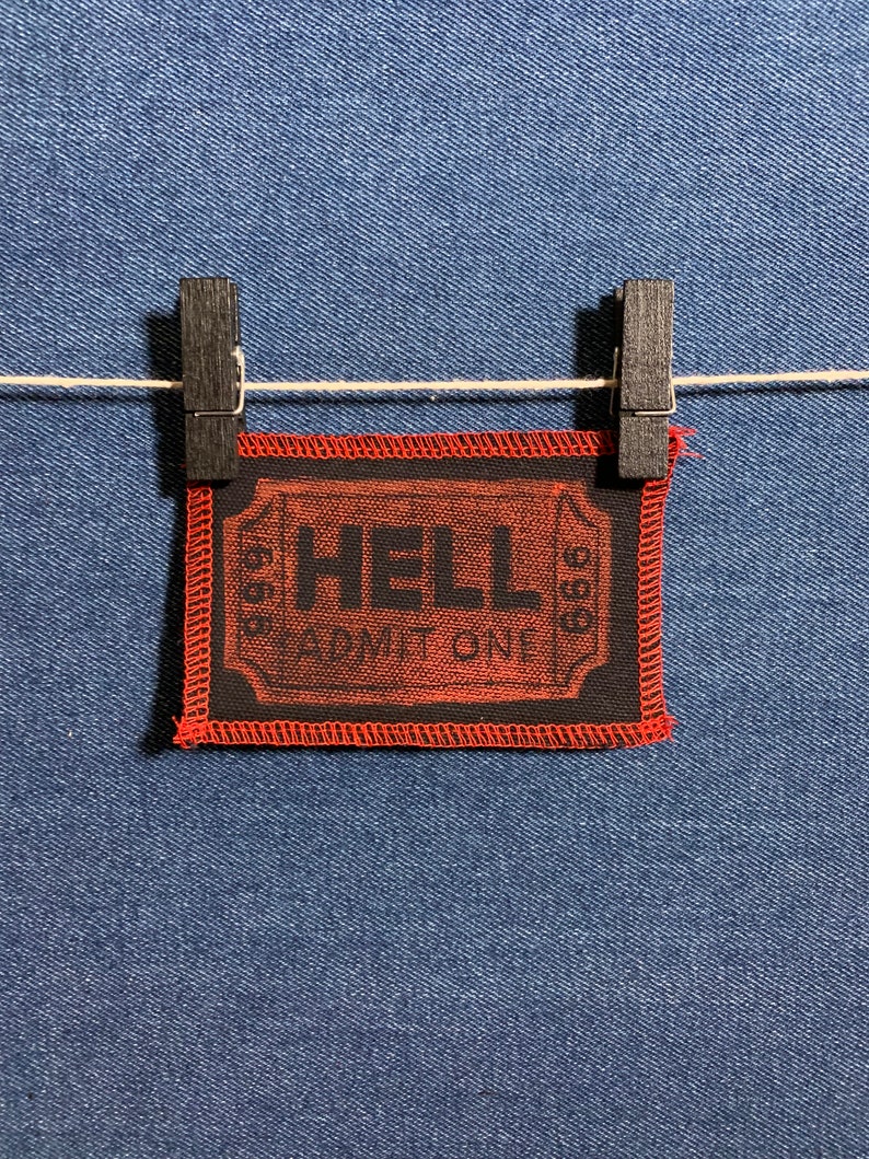 Ticket to Hell Patch - Etsy
