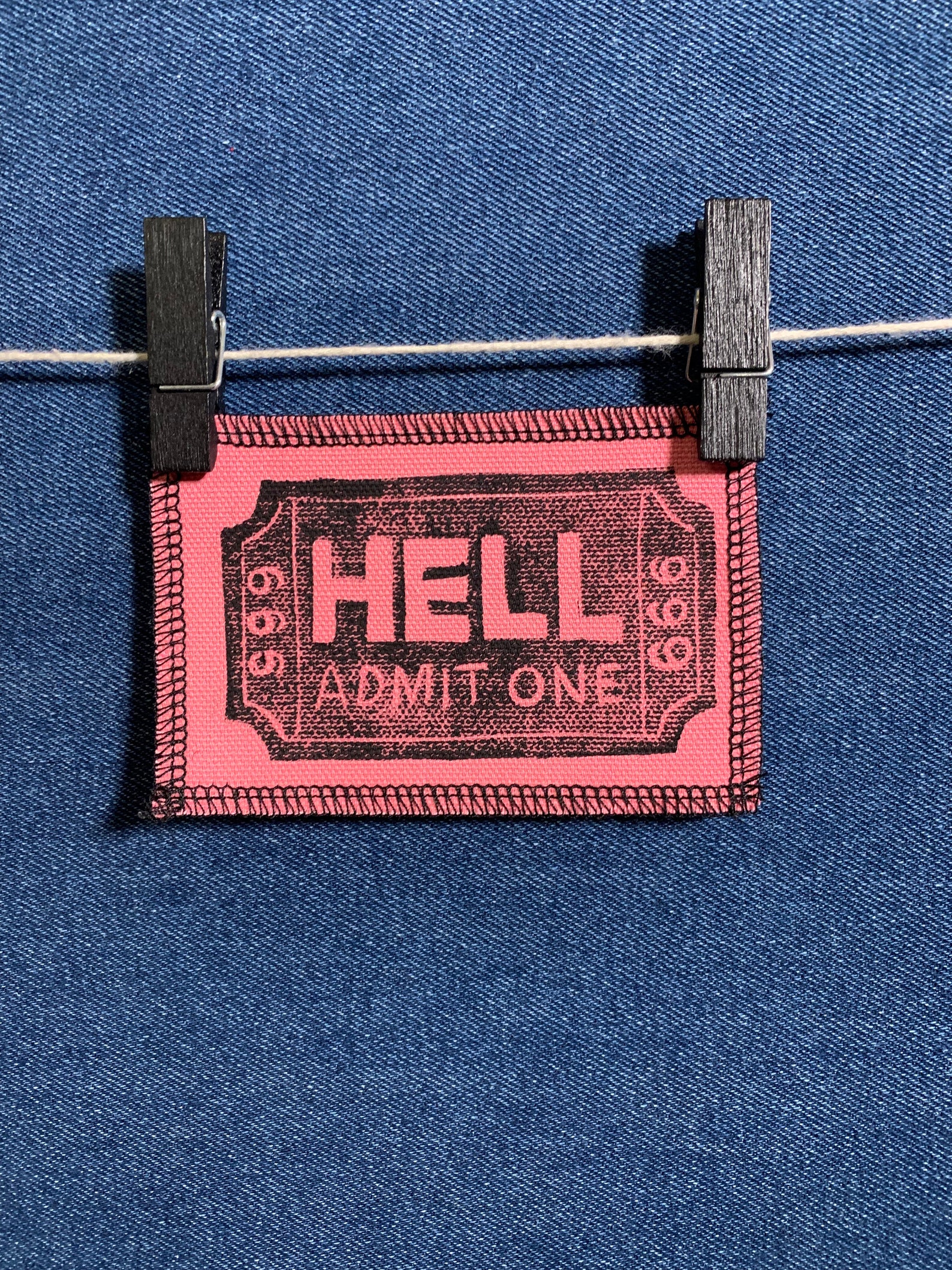Ticket to Hell Patch - Etsy
