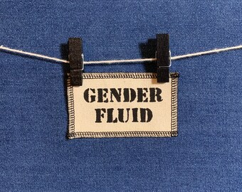 Genderfluid Pride Flag Embroidered Patch - Etsy