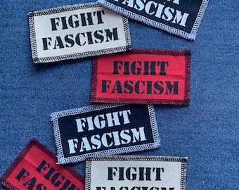 Antifa Anti Fascism Iron on Patch - Etsy