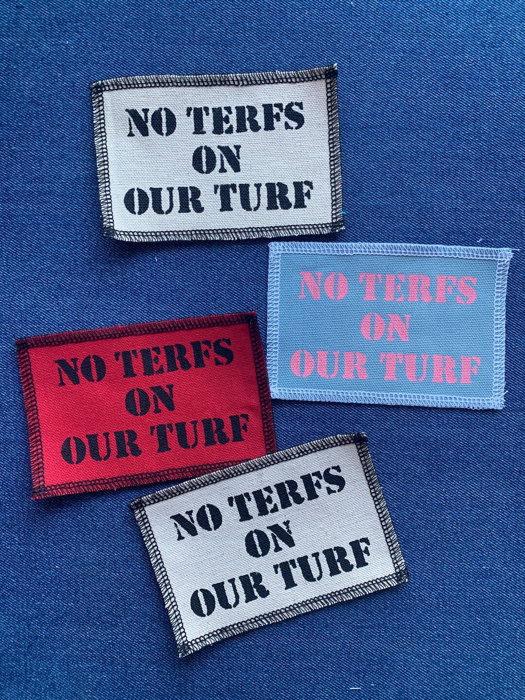 No Terfs on Our Turf Patch - Etsy