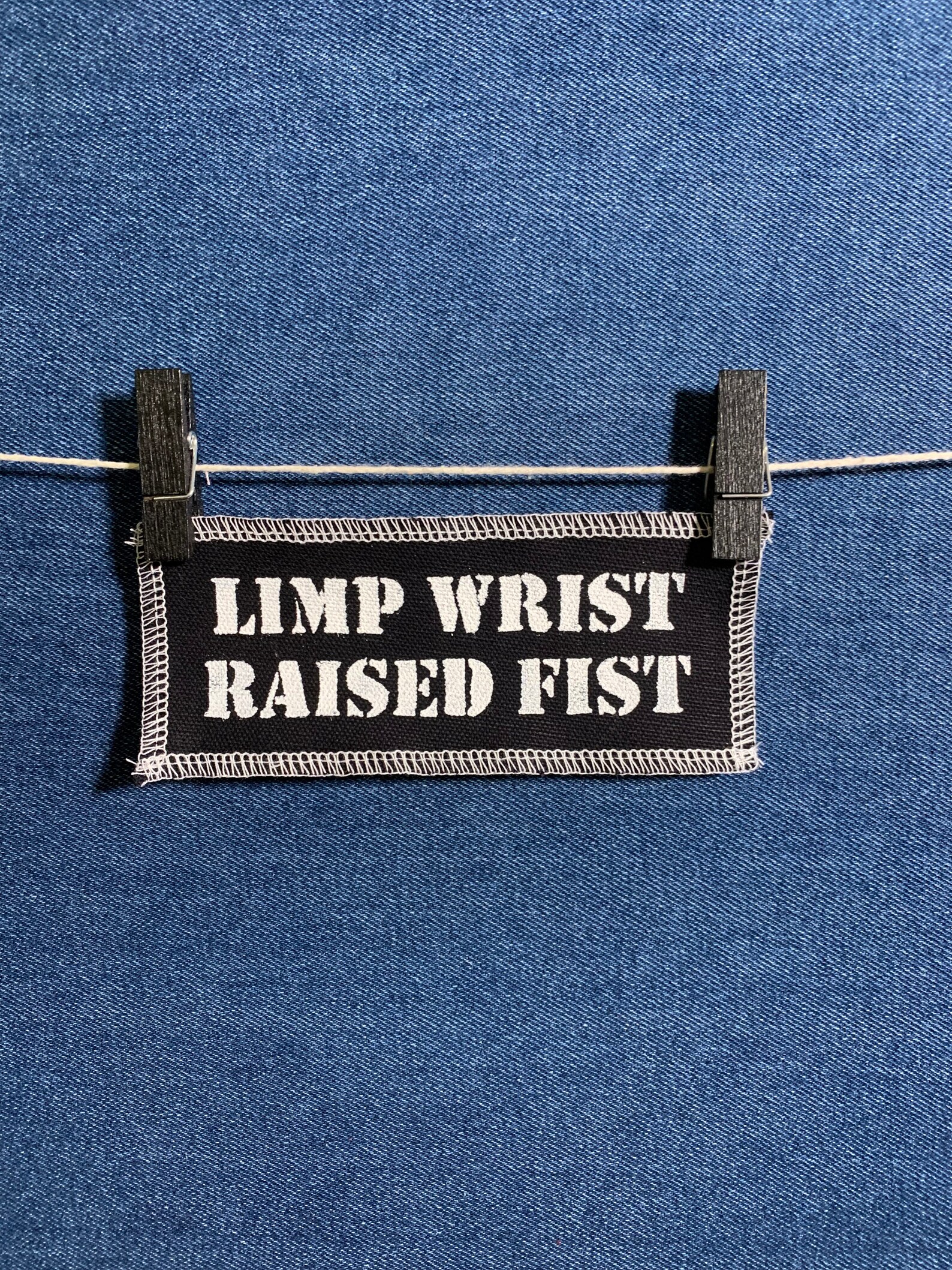 Limp Wrist Raised Fist Patch | Etsy