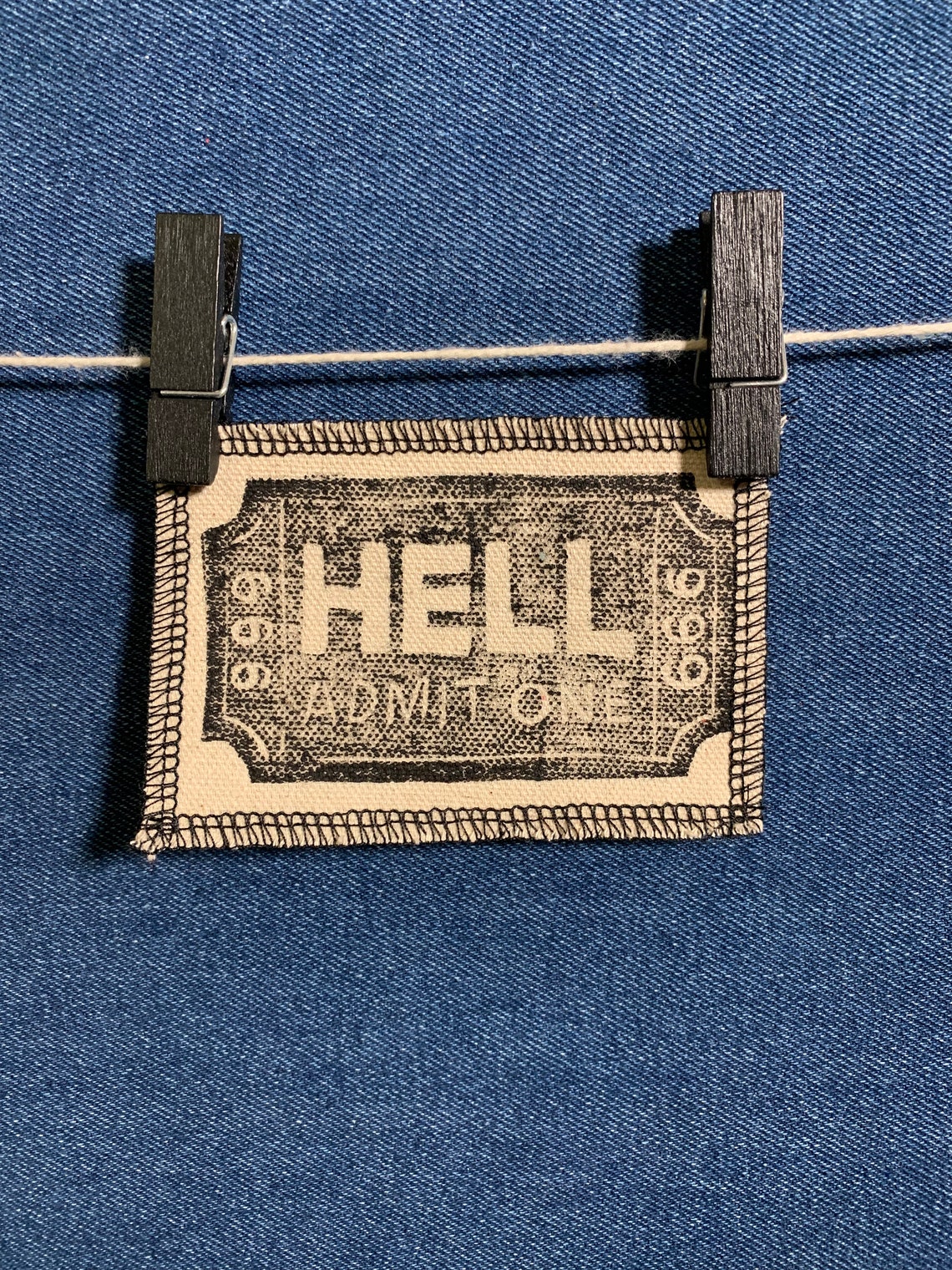 Ticket to Hell Patch - Etsy