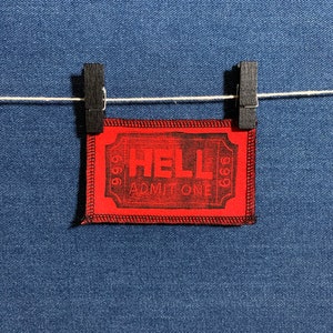 Ticket to Hell Patch - Etsy