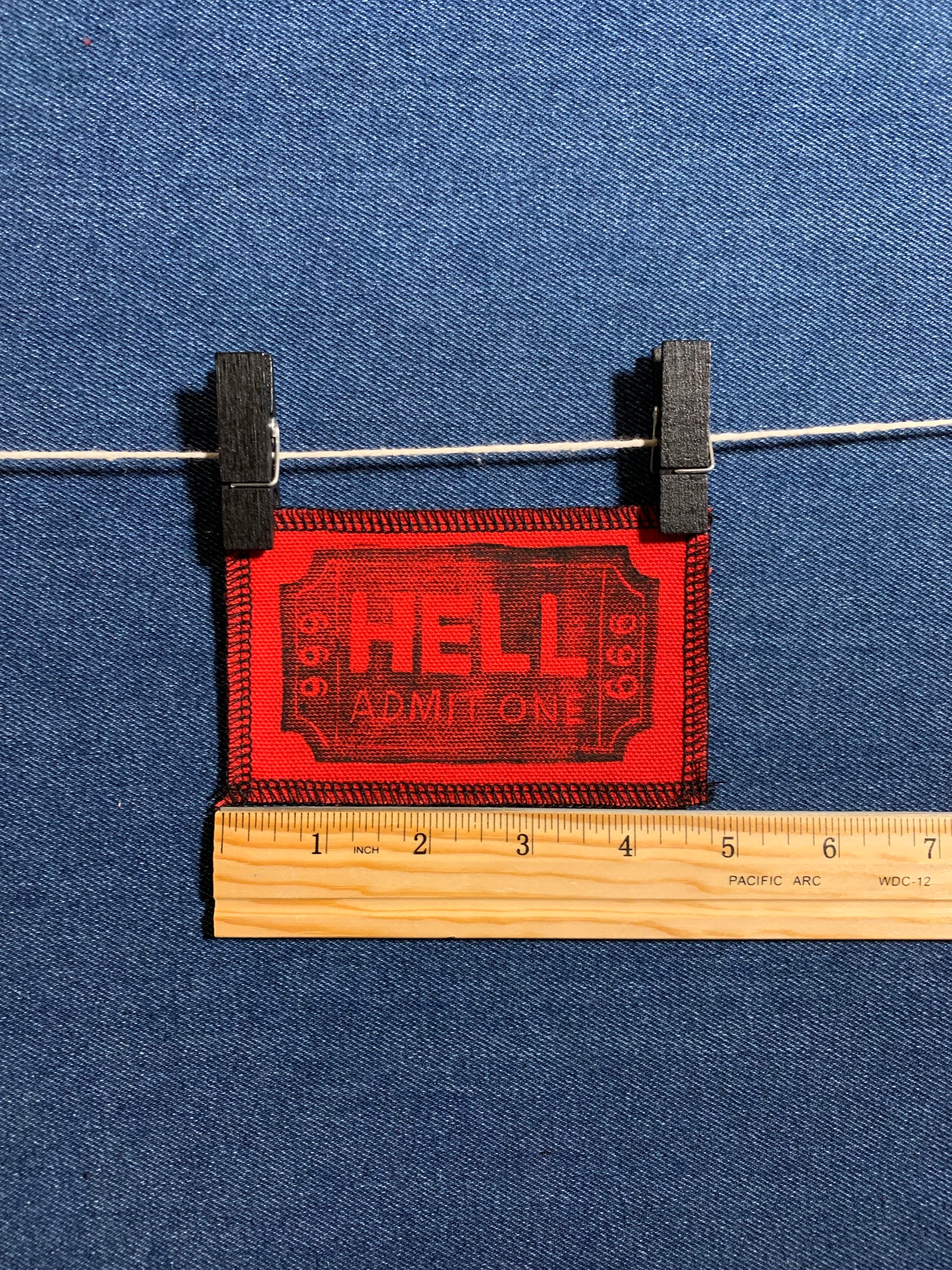 Ticket to Hell Patch - Etsy
