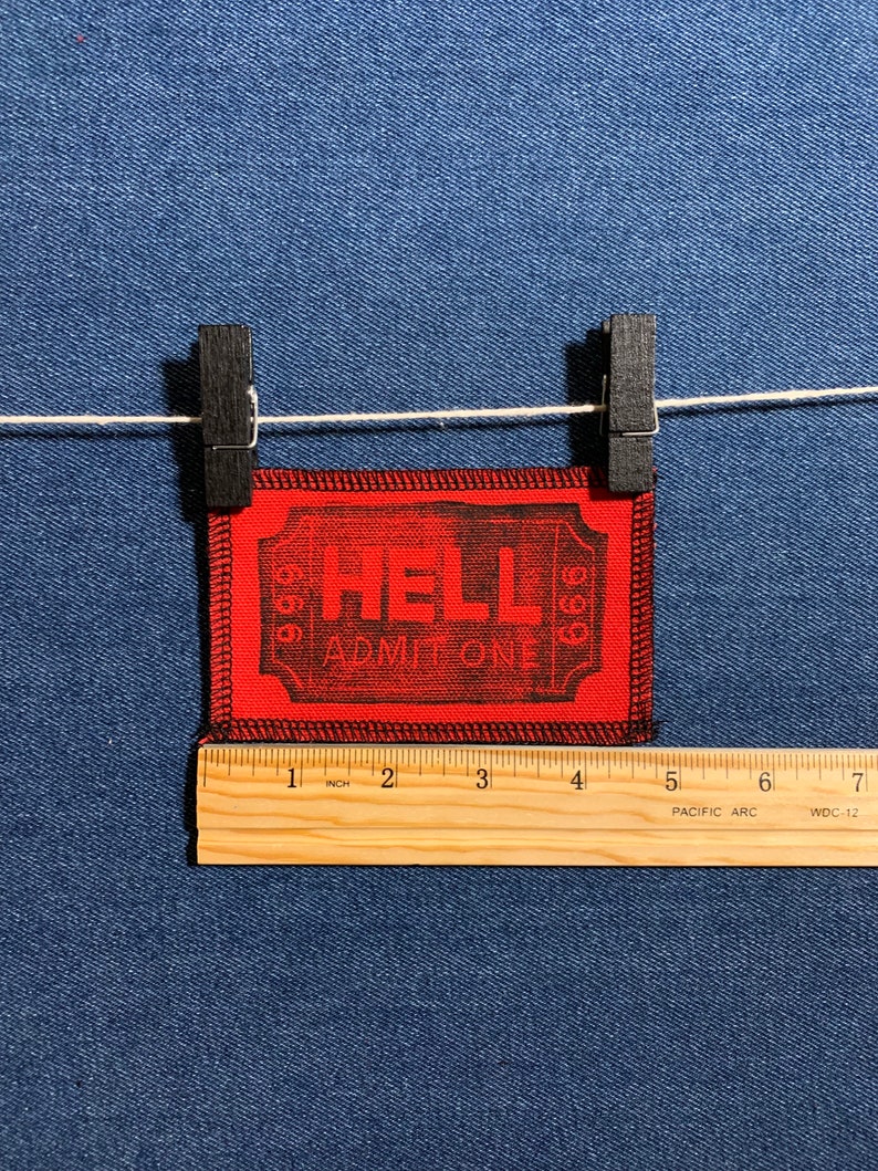 Ticket to Hell Patch - Etsy