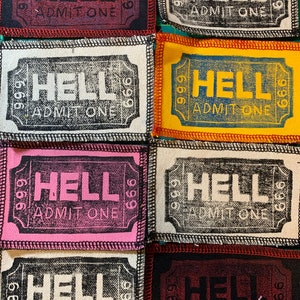 Ticket to Hell Patch - Etsy