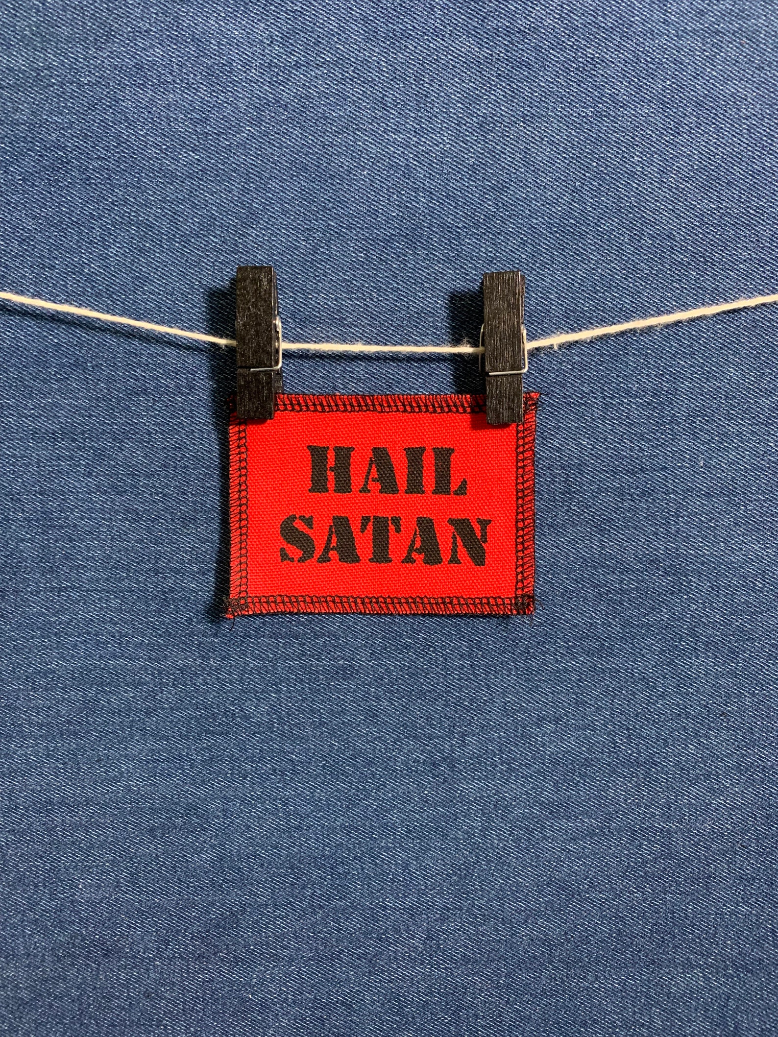 Hail Satan Patch | Etsy