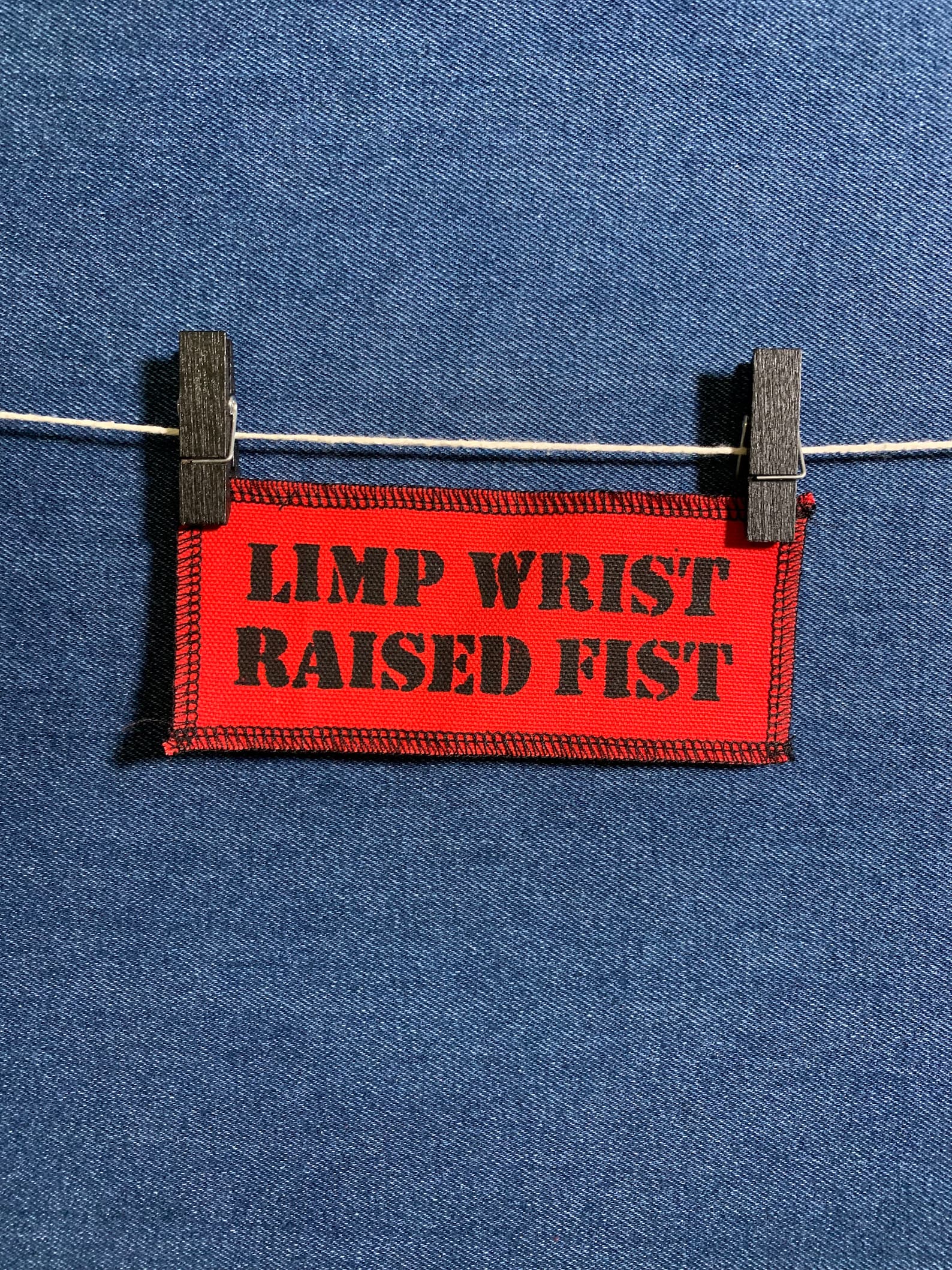 Limp Wrist Raised Fist Patch | Etsy