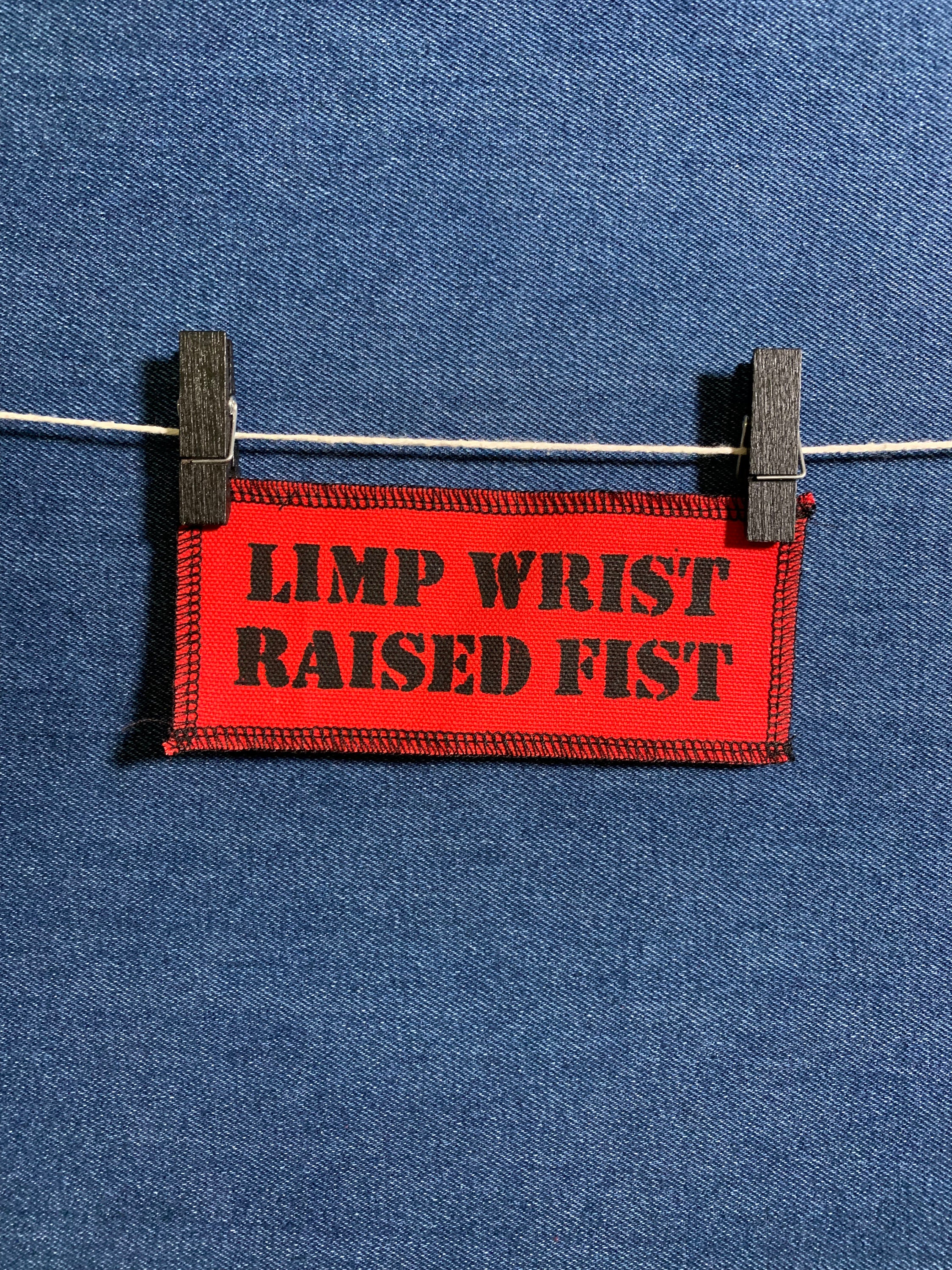 Limp Wrist Raised Fist Patch | Etsy