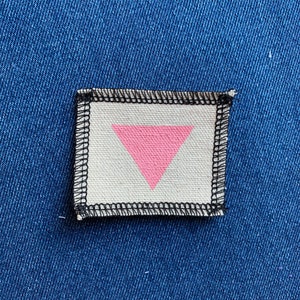Pink Triangle Patch - Etsy