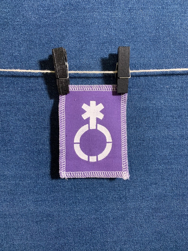 Genderqueer Symbol Patch - Etsy