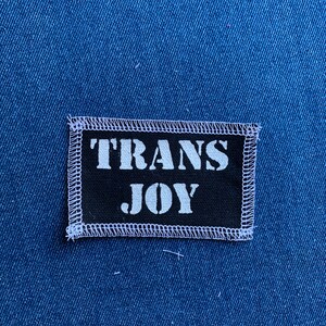 Trans Joy Patch - Etsy