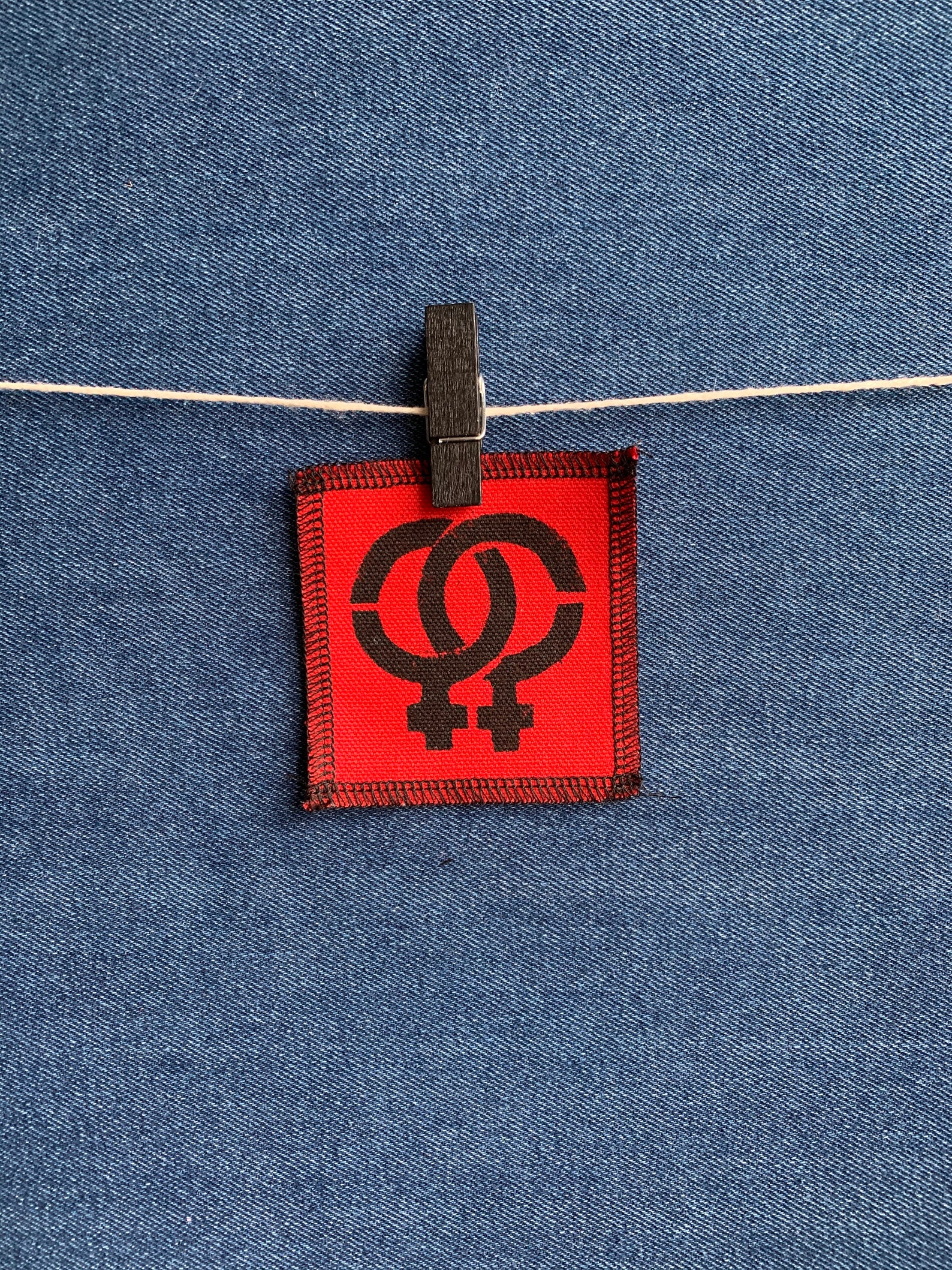 Lesbian Symbol Patch Etsy