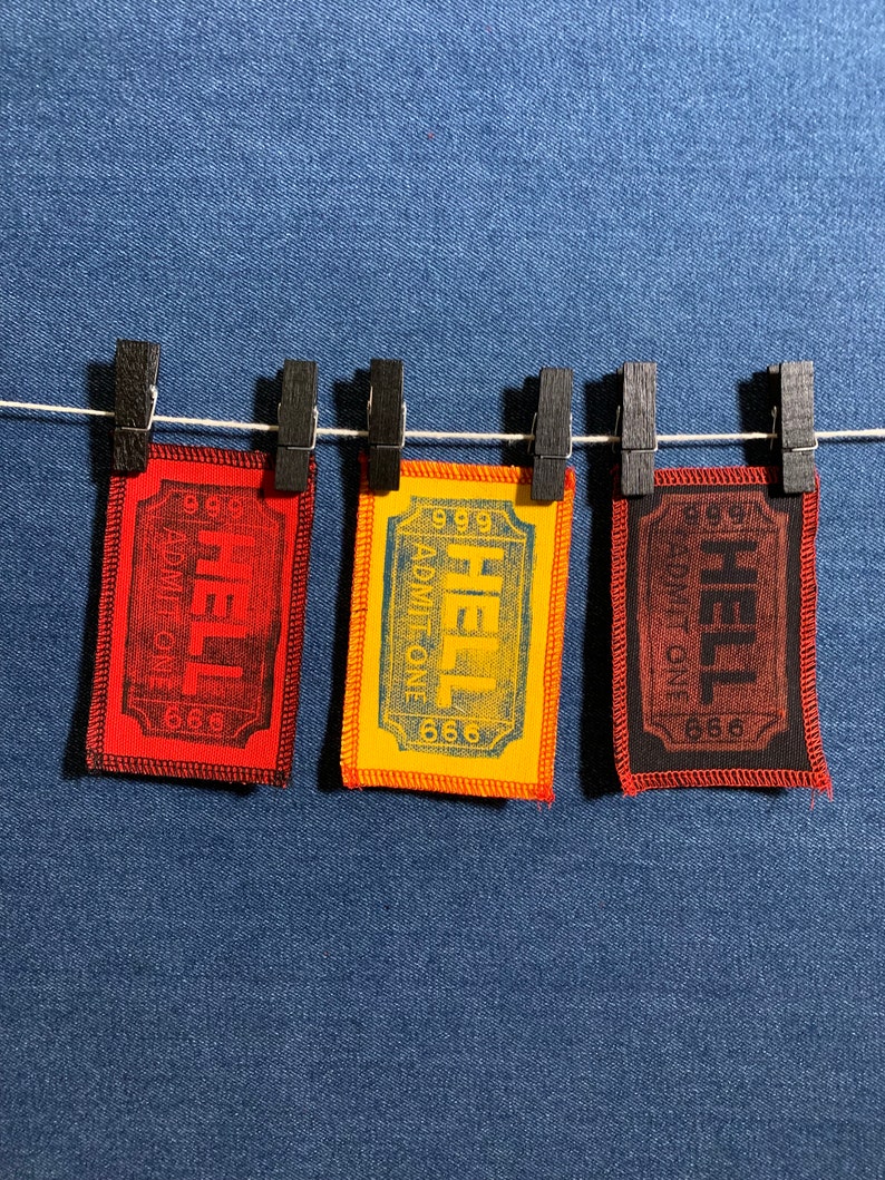 Ticket to Hell Patch - Etsy