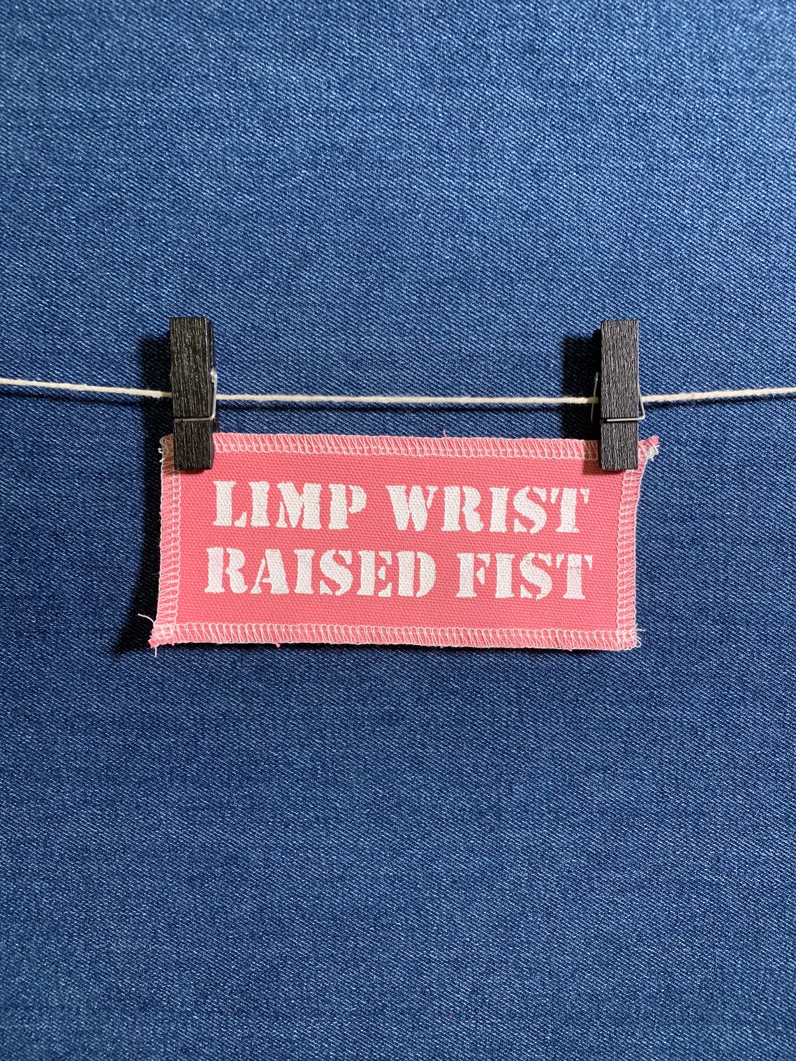 Limp Wrist Raised Fist Patch | Etsy