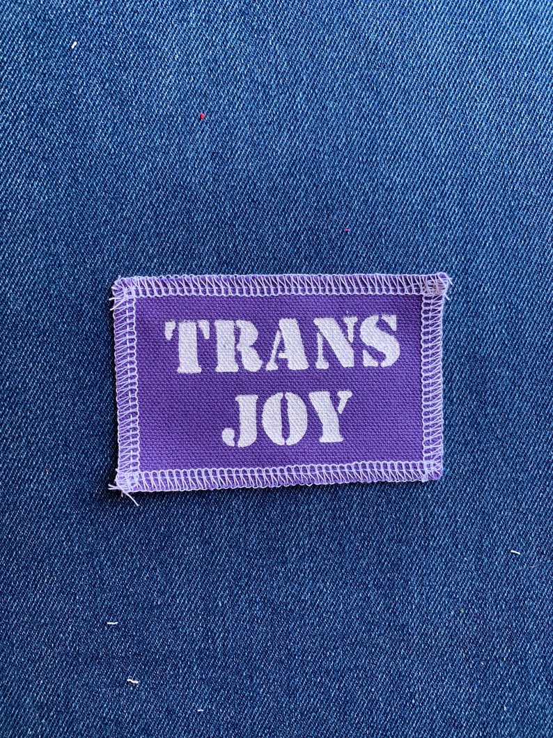 Trans Joy Patch - Etsy