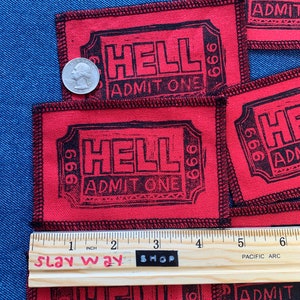 Ticket to Hell Patch - Etsy